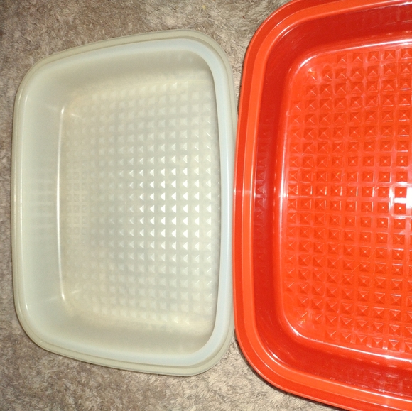 Tupperware | Kitchen | Vintage Large Tupperware Square Container | Poshmark